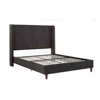 Beechmont Queen Size Upholstered Canopy Bed by Christopher Knight Home - On Sale - Bed Bath ...